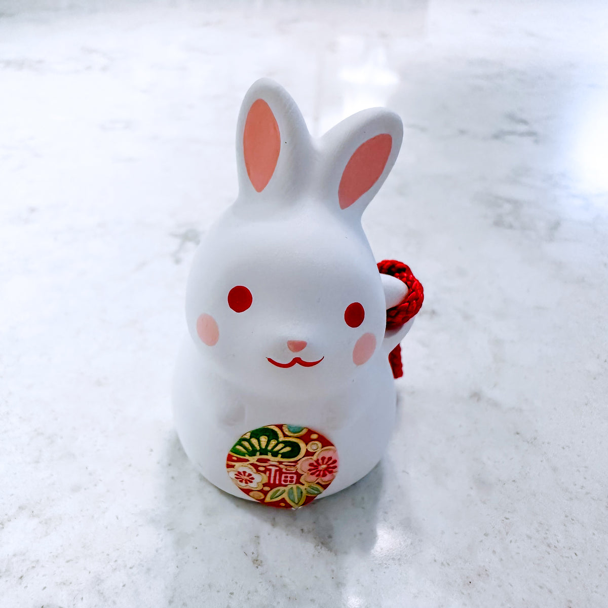 Year of the Rabbit: #65a Small Standing White Rabbit Bell – Foxenrose